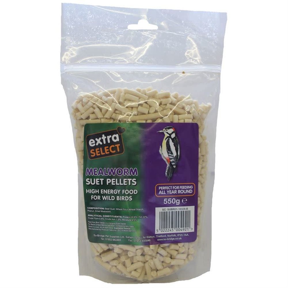 Extra Select Premium Suet Pellets Mealworm – Little Peckers